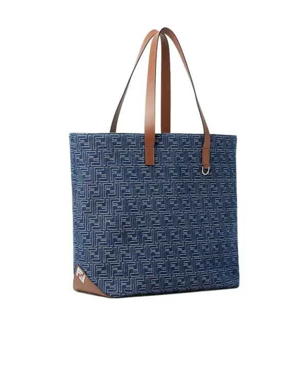 Fendi Ff Jacquard Medium Tote Bag