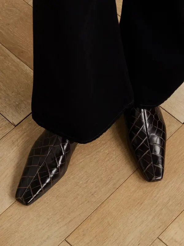 TOTEME Square-toe Ankle Boots