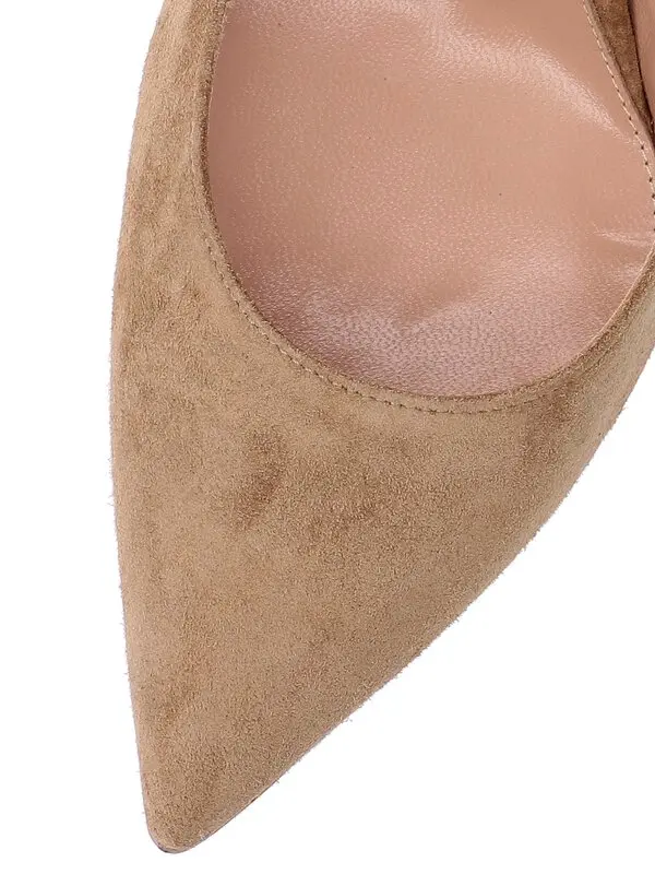 GIANVITO ROSSI Pointed-toe Stiletto Pumps - Nude