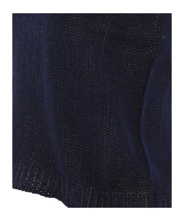 Prada V-neck Knitted Vest - Blue