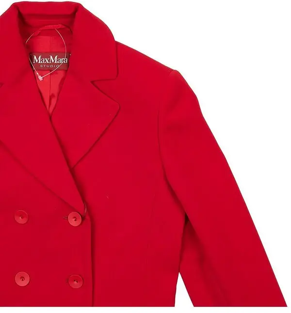 Max Mara Long-sleeved Double-breasted Jacket