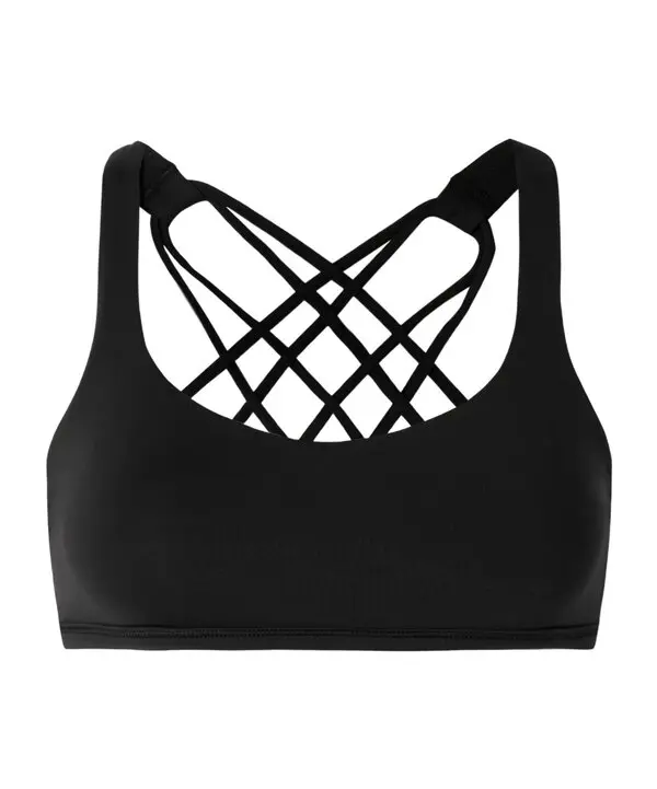 Lululemon Free To Be Wild Stretch-knit Sports Bra - Black