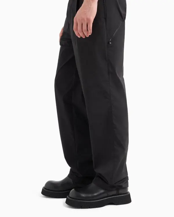 Emporio Armani Tailored Trousers With Zipper Pockets