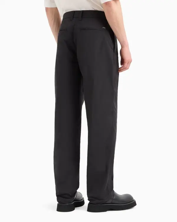 Emporio Armani Tailored Trousers With Zipper Pockets