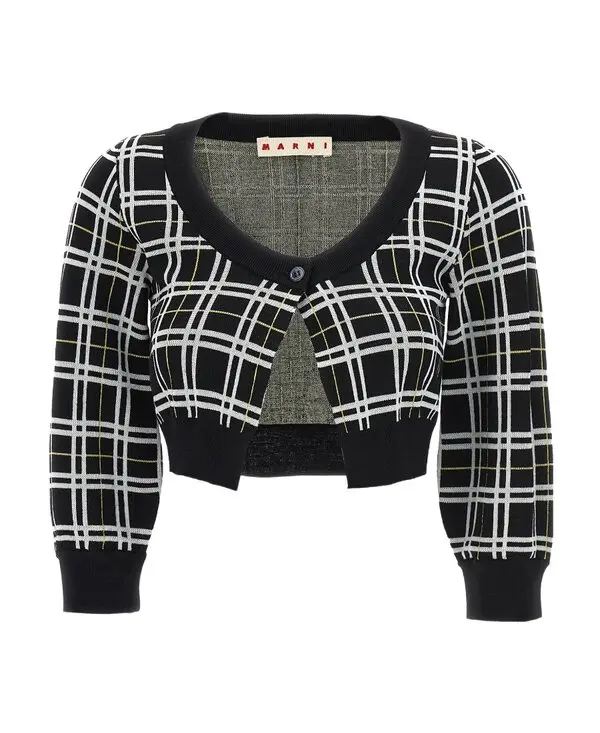 Marni Buttoned Cropped Cardigan