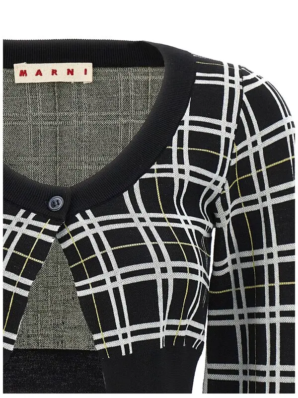 Marni Buttoned Cropped Cardigan