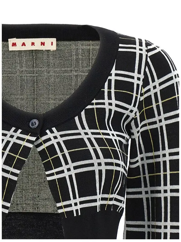 Marni Buttoned Cropped Cardigan