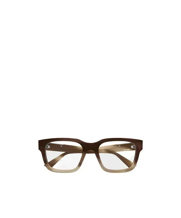 Gucci Rectangular Frame Eyeglasses - Brown