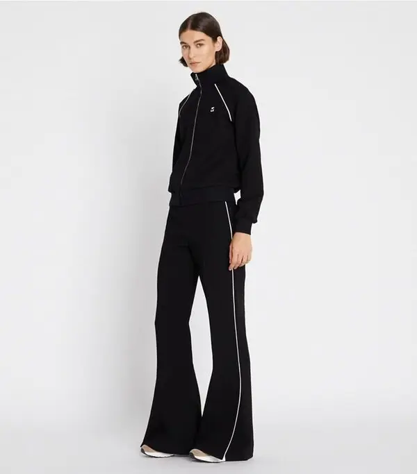 Tory Burch Chevron Patch Zip-up Jacket