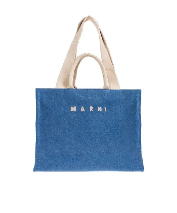 Marni Logo Detail Tote Bag