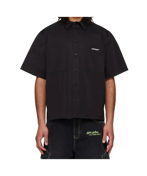 Off-White Logo-embroidered Shirt
