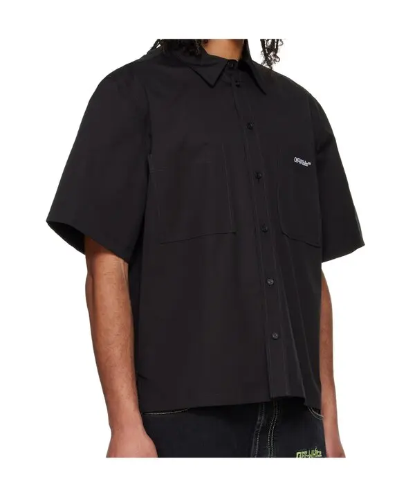 Off-White Logo-embroidered Shirt