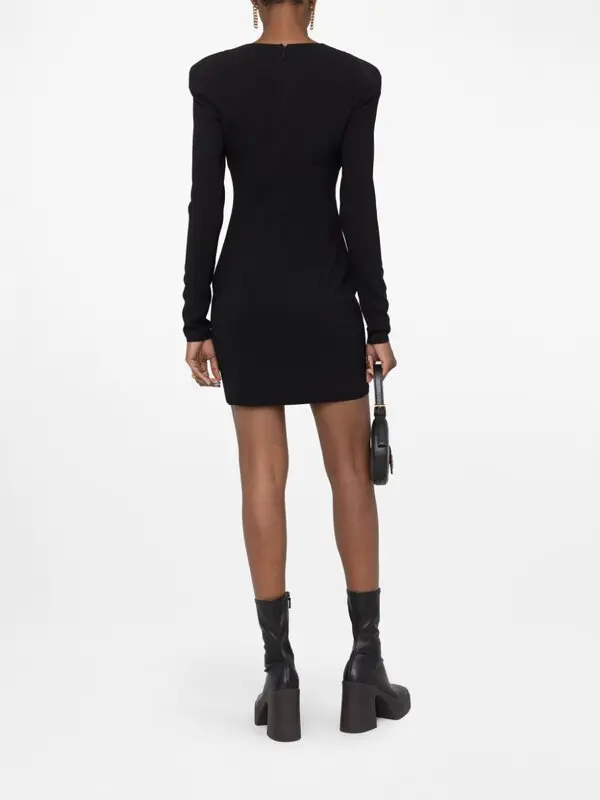 Versace V-neck Corset Cocktail Dress