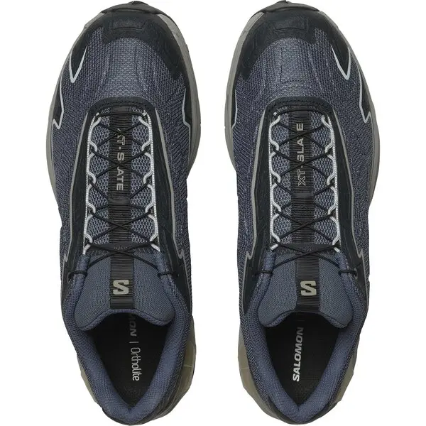 SALOMON Xt-slate Lace-up Mesh Panel Sneakers - Black