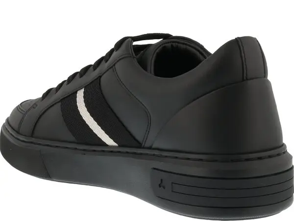 Bally Low Top Sneakers With Logo Plaque - Black