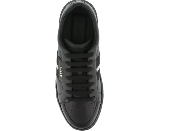 Bally Low Top Sneakers With Logo Plaque - Black