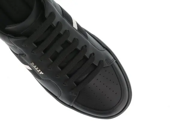 Bally Low Top Sneakers With Logo Plaque - Black