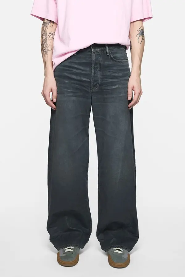 Acne Studios 1981 Logo-patch Jeans - Black