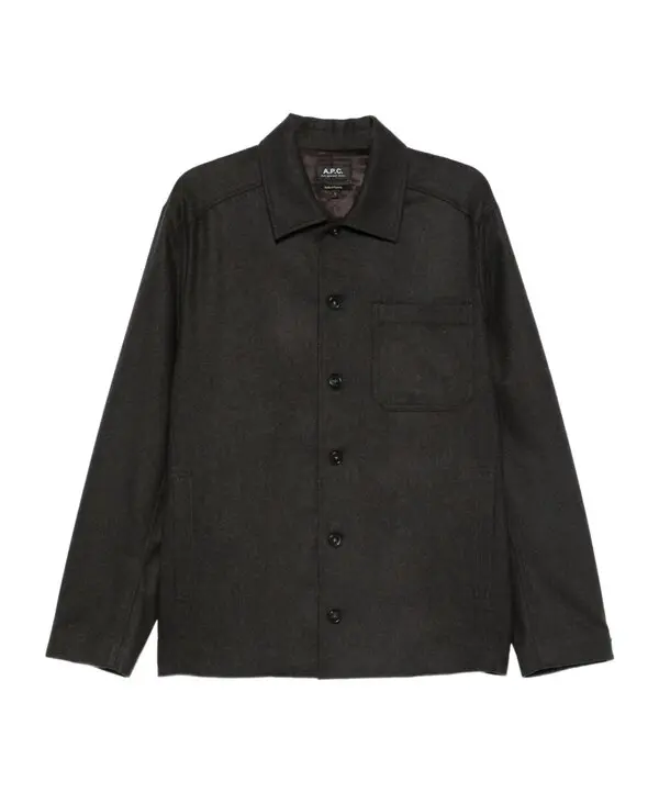 A.p.c. Long Sleeve Shirt - Black