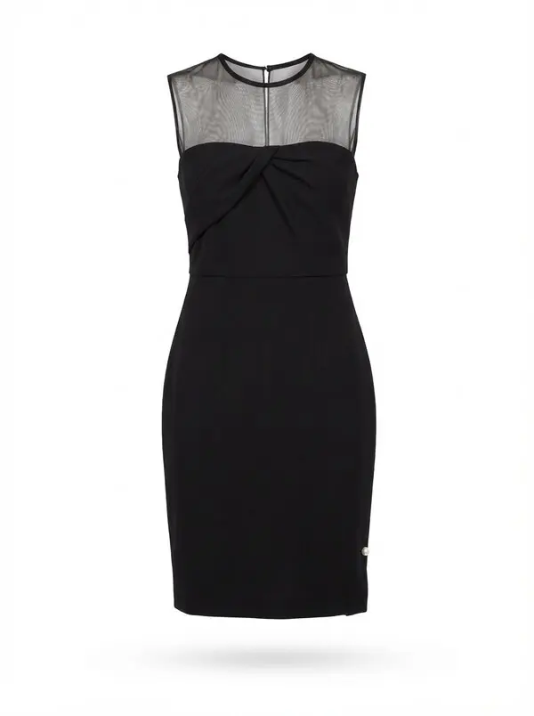 Max Mara Sleeveless Crewneck Sheath Dress