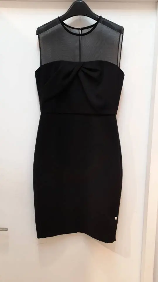 Max Mara Sleeveless Crewneck Sheath Dress
