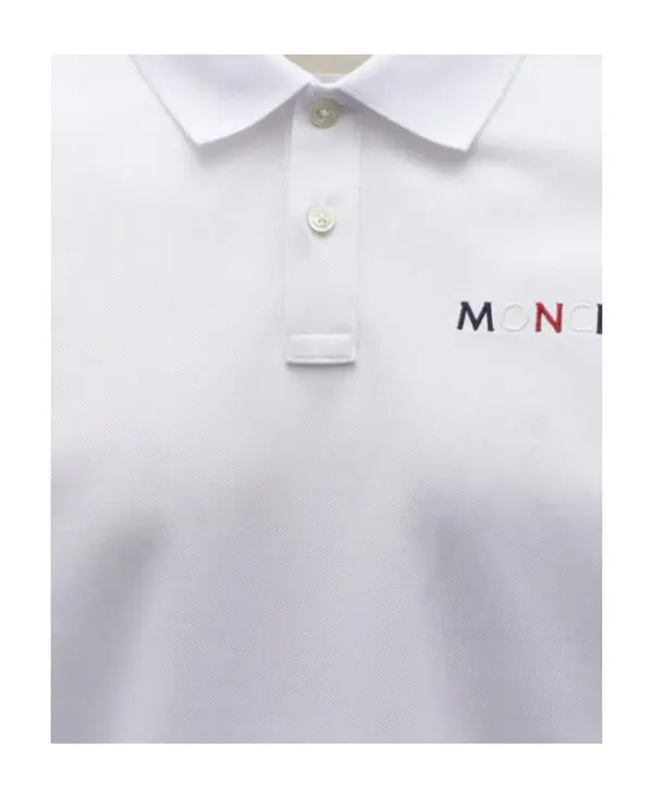 Moncler Logo-embroidered Polo Shirt