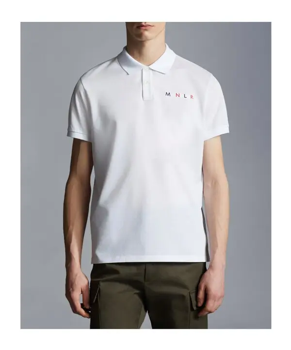 Moncler Logo-embroidered Polo Shirt