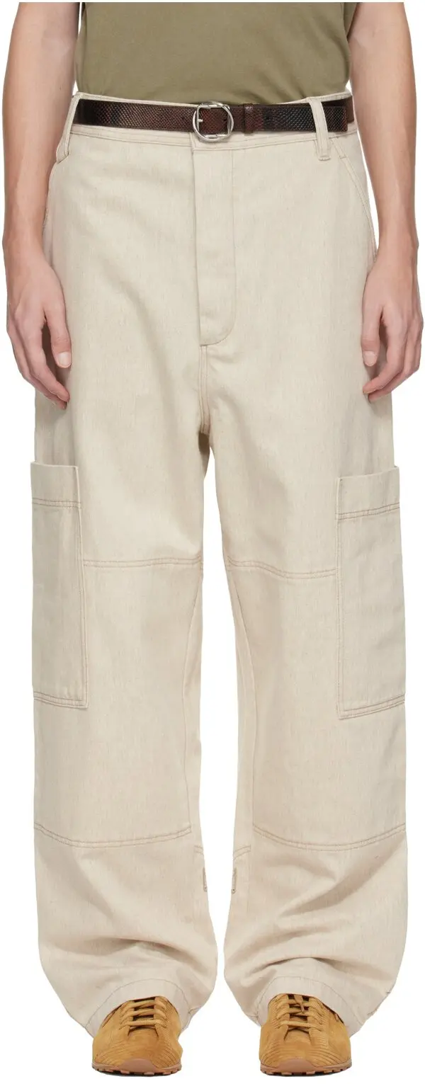 Jacquemus Carre De-nîmes Denim Cargo Pants