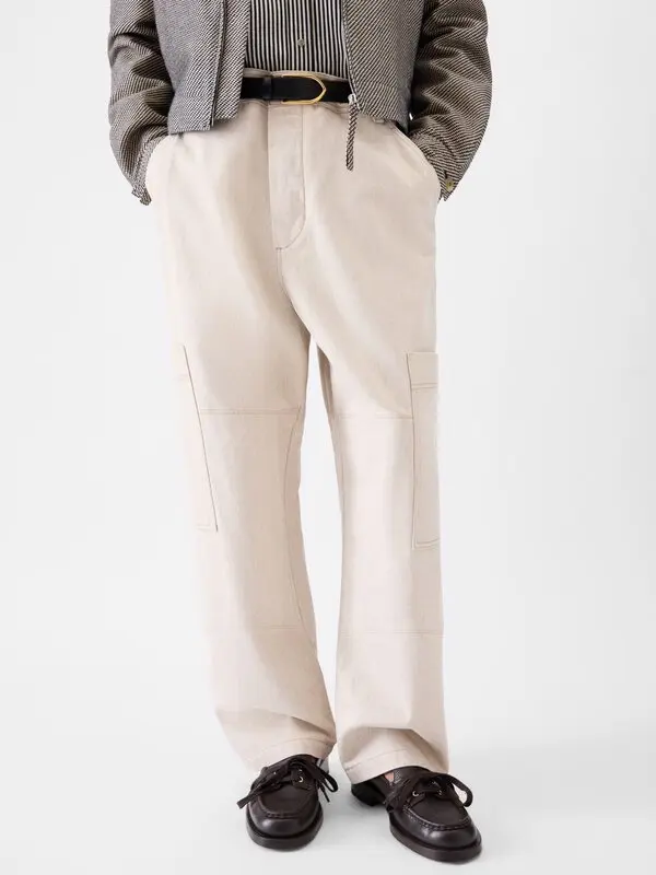 Jacquemus Carre De-nîmes Denim Cargo Pants