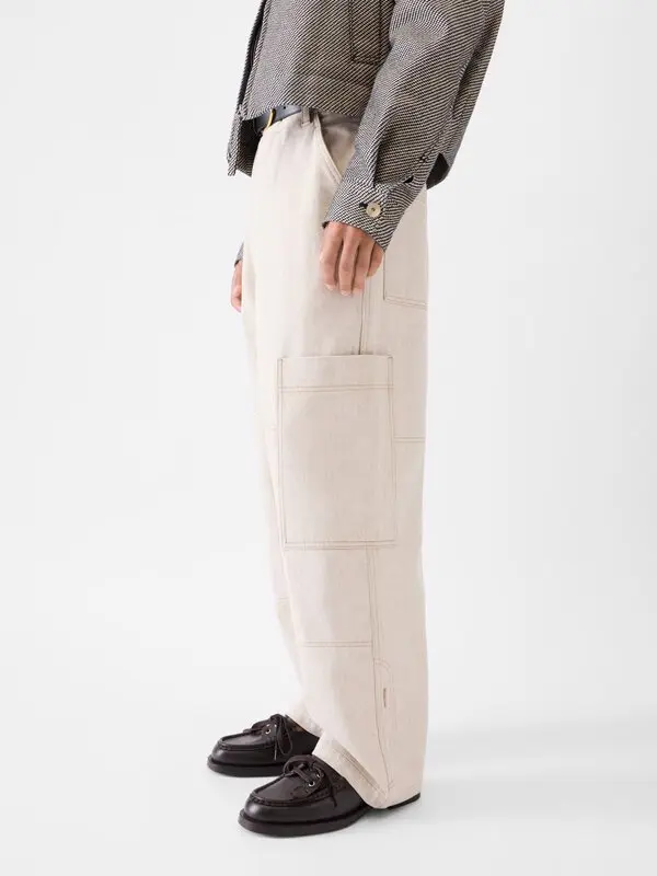 Jacquemus Carre De-nîmes Denim Cargo Pants