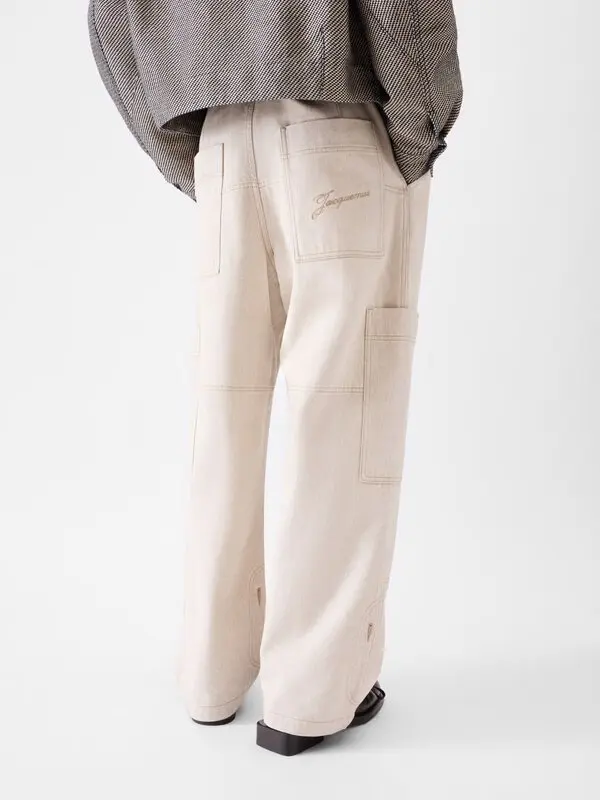 Jacquemus Carre De-nîmes Denim Cargo Pants