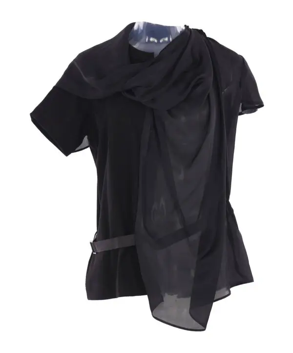 Sacai Paneled Slide-buckle T-shirt