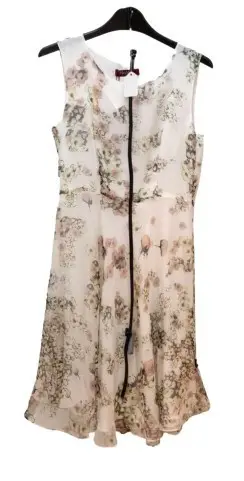 Max Mara Sleeveless Floral Print Dress