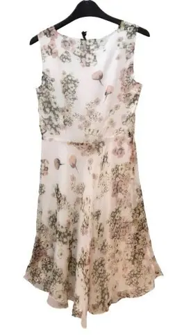 Max Mara Sleeveless Floral Print Dress