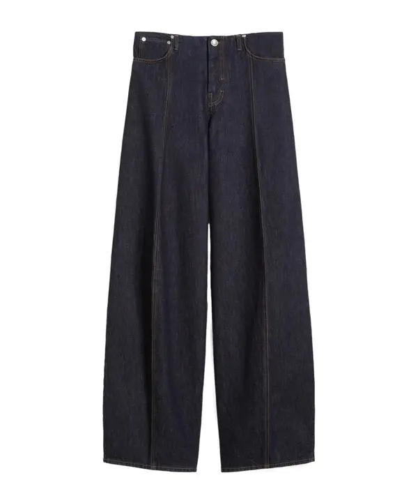 Sportmax Wide Leg Denim Trousers