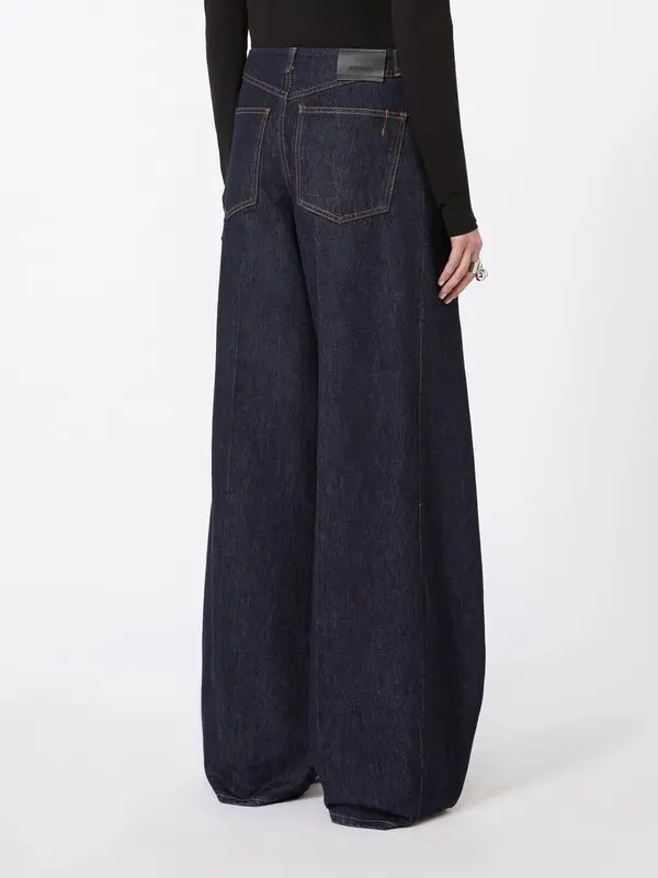 Sportmax Wide Leg Denim Trousers