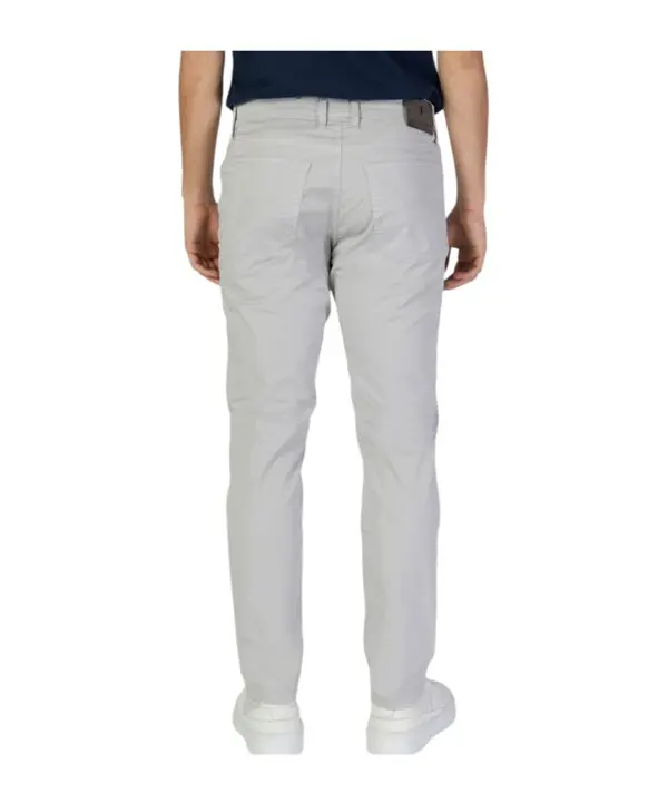 JECKERSON Tailored Casual Pants With Belt Loops - Gray