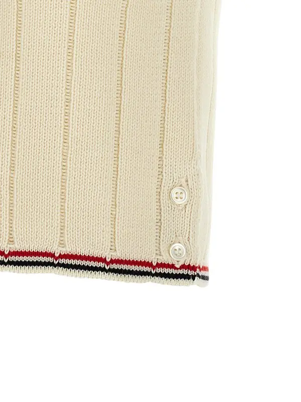 Thom Browne Ribbed V-neck Vest