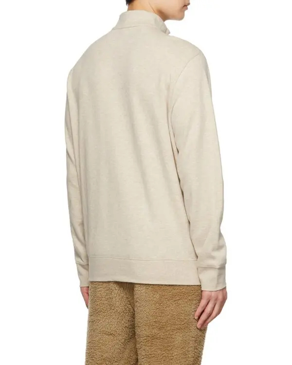 Polo Ralph Lauren Quarter Zip Embroidered Jumper - Nude