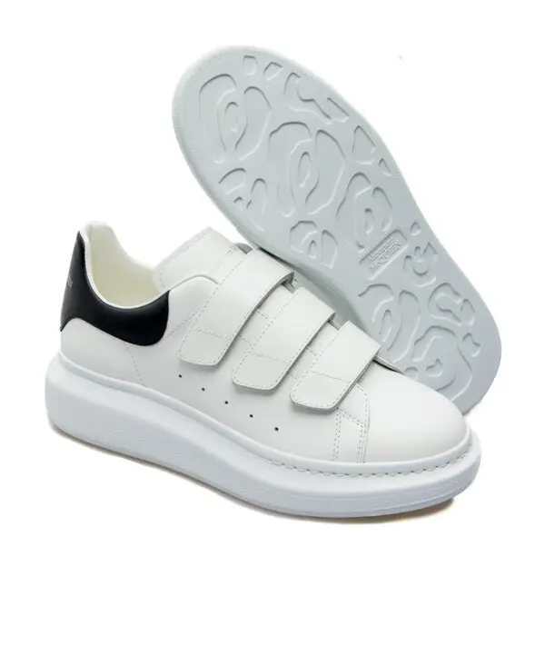 Alexander McQueen Oversized Triple Strap Sneakers - White