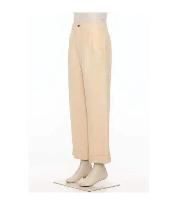 Valentino Garavani Pleated Straight Leg Pants - Nude