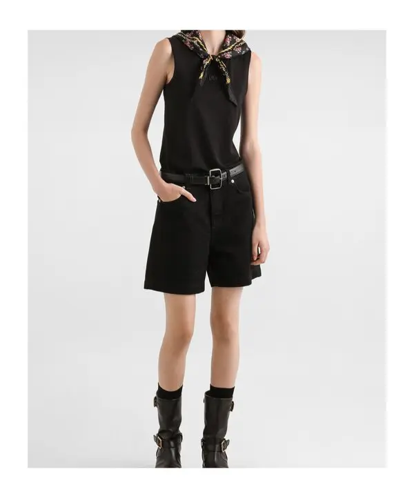 Dolce & Gabbana Sleeveless Top With Detachable Scarf