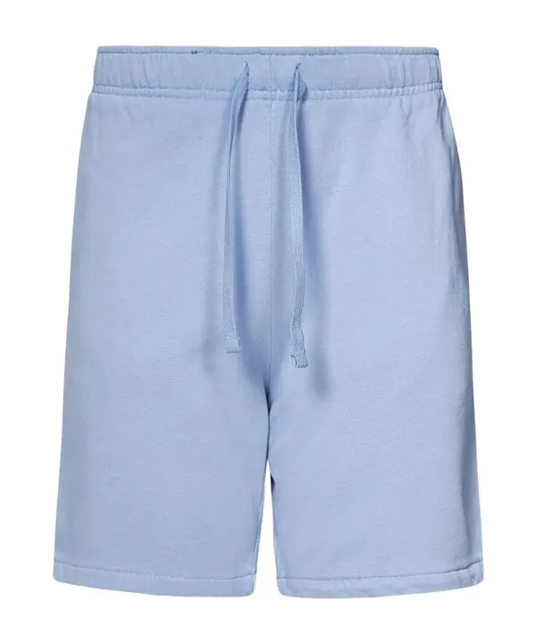 Polo Ralph Lauren Logo Embroidered Drawstring Track Shorts - Light Blue