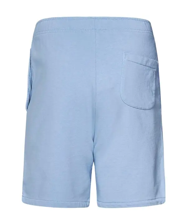 Polo Ralph Lauren Logo Embroidered Drawstring Track Shorts - Light Blue