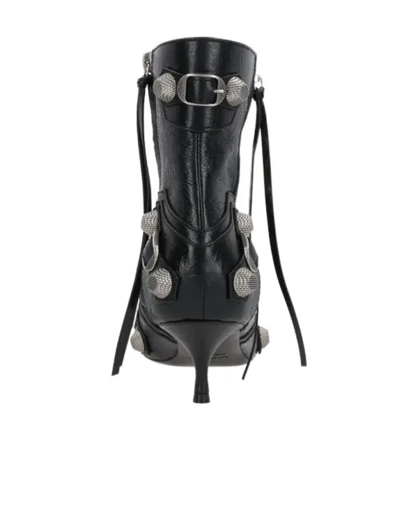 Balenciaga Cagole Pointed Toe Ankle Boots