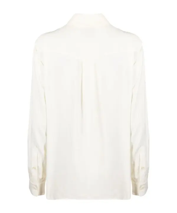 Officine Générale Pointed Collar Button-up Shirt - White
