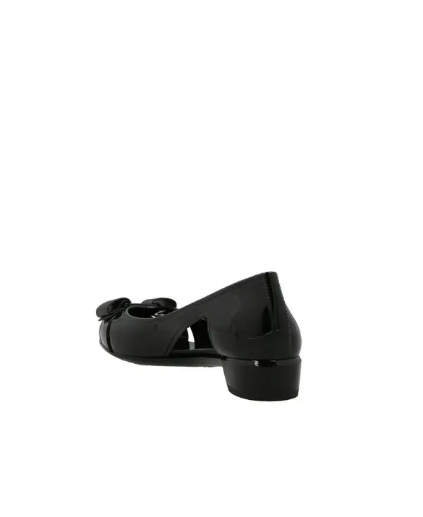 FERRAGAMO Low Heel Bow Detailing Pumps