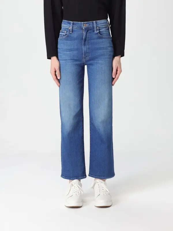 MOTHER High Waist Straight Leg Jeans