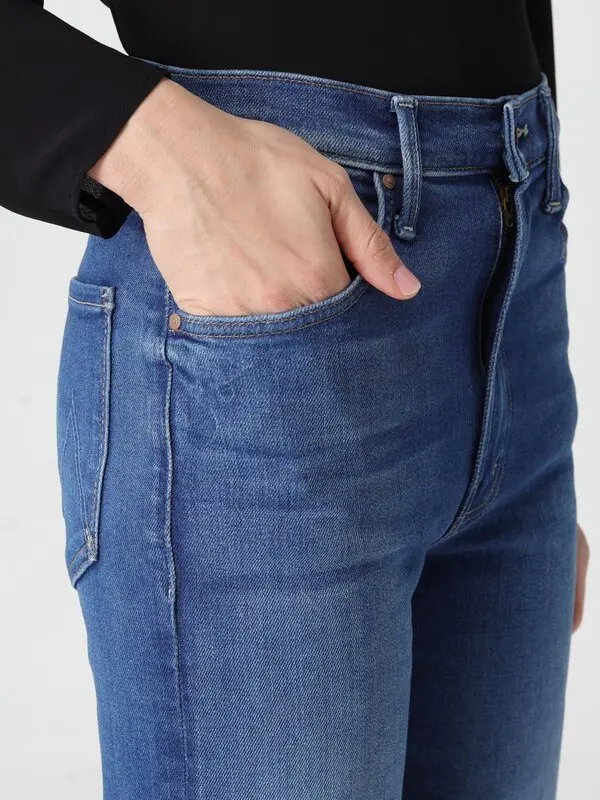 MOTHER High Waist Straight Leg Jeans