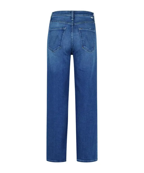 MOTHER High Waist Straight Leg Jeans